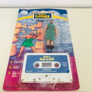 Other | Vintage Bible Greats Samson Figure With Cassette | Poshmark